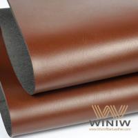China Tear Resistant High End Belt Faux Microfiber Leather Material for sale