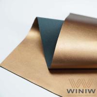 China Customizable PU Vegan Faux Leather For Bags Making for sale
