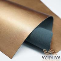 China Customizable PU Vegan Faux Leather For Bags Making for sale