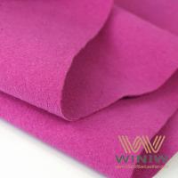 China High Elastic Vinyl Leather Suedette Fabric Covering Material for sale