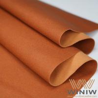 China Water Absorbent Micro Fiber Leather Faux Fabric For Shoes Lining for sale