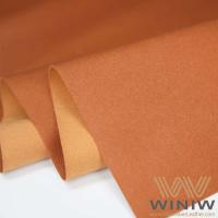 China Water Absorbent Micro Fiber Leather Faux Fabric For Shoes Lining for sale