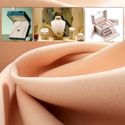 China UV-Resistant Suedette Fabric Vinyl Material For Display Stands for sale