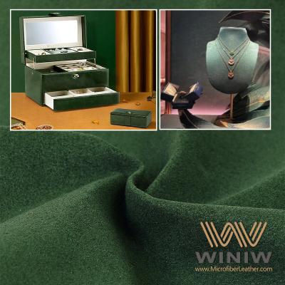 China Non-Toxic Eco Suede Artificial Leather For Display Stands for sale