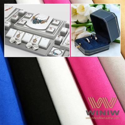 China Ultra Suede Vegan Leather Fabric Material For Display Stands for sale