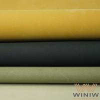 China 1.6mm Thick Nubuck Leatherettes Fabric Safety Shoes Material for sale