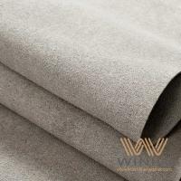 China Various Colors Microfiber Suede Leather For Car Upholstery for sale