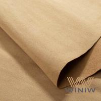 China GRS Recycled Certified Suede Leather Material For Car Upholstery for sale