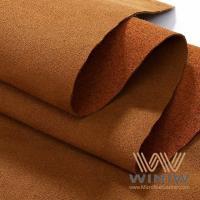China Tear Resistant Microsuede Vegan Leather Fabric For Car Upholstery for sale