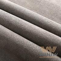 China High Elastic Artificial Leather Suede Fabric For Automotive Upholstery for sale