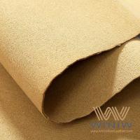 China Sustainable Suede Leather Artificial Leather For Car Interiors for sale