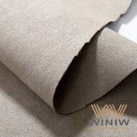 China DMF Free Ultrasuede Leather Fabric Material Car Leather for sale