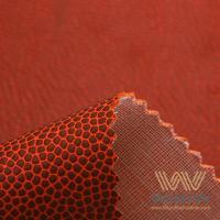 China Abrasion Resistant PU Leather Vinyl Fabric For Ball for sale