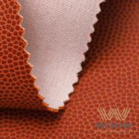 China High End Faux Microfiber Synthetic Leather Ball Making Leather for sale