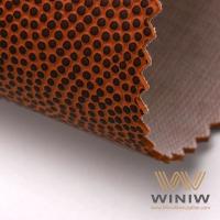 China Customized Microfiber Faux Synthetic Leather Material For Ball Making for sale