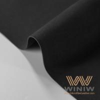 China 1.2mm Thickness Black Faux Leather Fabric Suede Material For Cars for sale