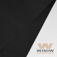 China 1.2mm Thickness Black Faux Leather Fabric Suede Material For Cars for sale