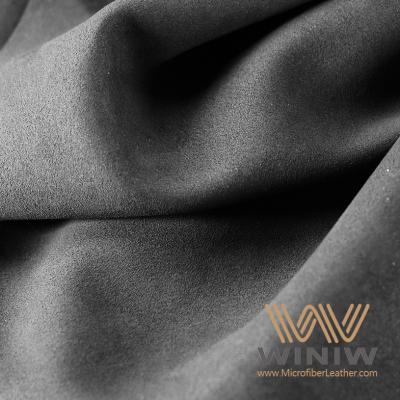 China Water Resistant And Stain Proof Grey Eco Suede Fabric For Cars for sale