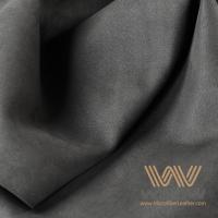 China Water Resistant And Stain Proof Grey Eco Suede Fabric For Cars for sale