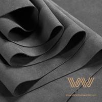 China Grey Velvet Upholstery Leather Fabric Material For Automotive for sale