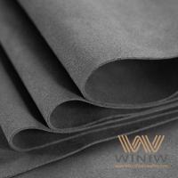 China Grey Velvet Upholstery Leather Fabric Material For Automotive for sale