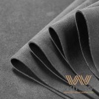 China Microfiber Leather Upholstery Faux Suede Fabric Material For Car Seats Making for sale