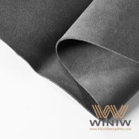 China 1.2mm Vintage Grey Car Seat Cover Faux Suede Leather Fabric Material for sale
