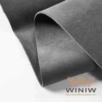 China 1.2mm Vintage Grey Car Seat Cover Faux Suede Leather Fabric Material for sale