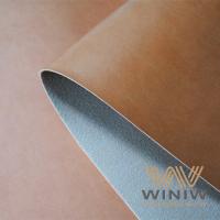 China Faux Leather Polyurethane Fabric Labels Making Material for sale