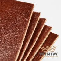China Faux Leather Material Polyurethane Fabric Leather for labels for sale