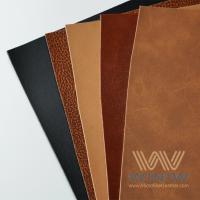 China Fake Leather Fabric Polyurethane Leather  Labels Making Material for sale