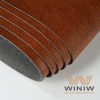 China Recycled PU Leather Leatherette Material For Labels Making for sale
