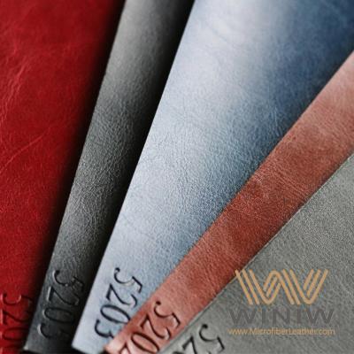 China Breathable PU Leather Material Vegan Leather For labels for sale
