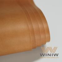 China Premium PU Synthetic Leather Polyurethane Vegan Synthetic Leather For Labels for sale