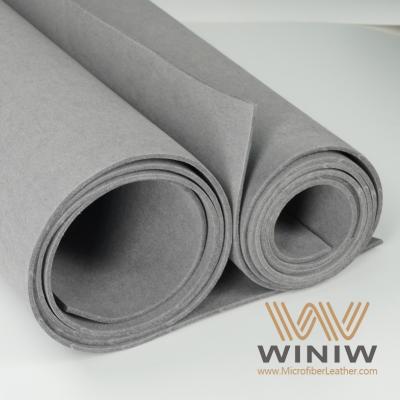 China 2.4mm Microfiber PU Leather Synthetic Suede Ultrasuede Fabric For Shoes for sale