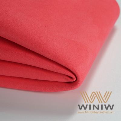 China 1.6mm Imitation Suede Clarino Ultrasuede Microfiber Artificial Leather For Shoes for sale