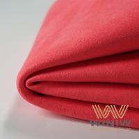 China 1.6mm Imitation Suede Clarino Ultrasuede Microfiber Artificial Leather For Shoes for sale