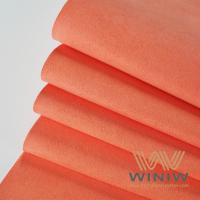 China Microfiber Suede Polyurethane Faux Leather For Orthotic Shoes for sale