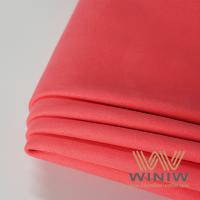 China Microfiber PU Upper Material Suedette Fabric For Orthotic Shoes for sale
