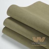 China 1mm Ultrasuede Vegan Leather Microfiber Suede PU Leather Fabric Shoes Material for sale