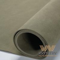 China 1mm Ultrasuede Vegan Leather Microfiber Suede PU Leather Fabric Shoes Material for sale