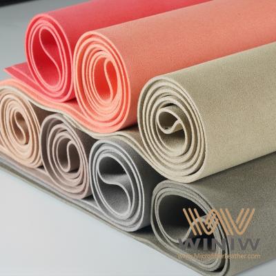 China Microfiber Faux Suede Imitation Leather Ultrasuede Material For Shoes for sale