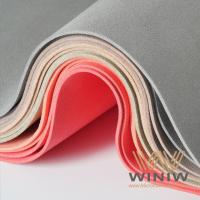 China Microfiber Faux Suede Imitation Leather Ultrasuede Material For Shoes for sale