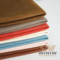 China 1.2mm Car Seat Cover Leather Material Alcantara Upholstery Fabric for sale