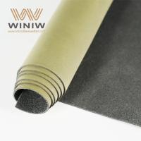 China Waterproof Microfiber PU Leather Footwear Upper Material for sale