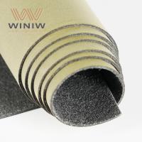 China Microfiber Leather PU Synthetic Leather Fabric For Shoes Upper Making for sale
