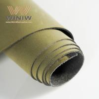 China Micro Fiber Faux PU Leather Fabric Material For Shoes Upper for sale