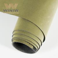 China Micro Fiber Faux PU Leather Fabric Material For Shoes Upper for sale