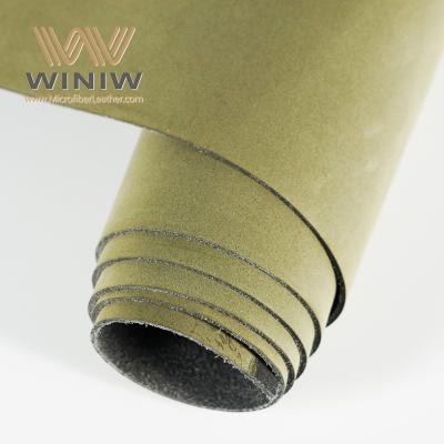 China Micro Fiber Faux PU Leather Fabric Material For Shoes Upper for sale