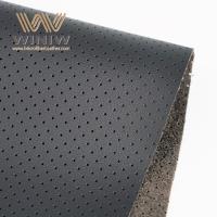 China Micro Perforated Leather Car Seats Fabric Material Interiors Leather for sale